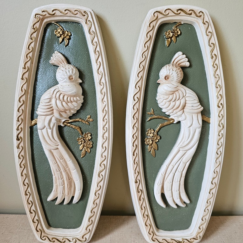 Chalkware Plaques - Etsy