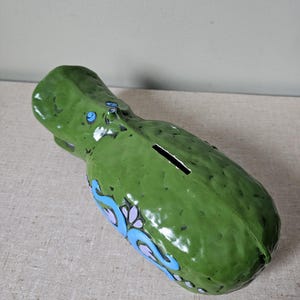 60s Vintage Hippopotamus Bank, Japan, Brilliant Green, Coin Bank, Piggy ...