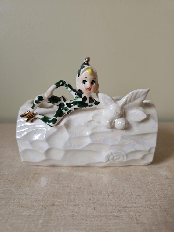 Log Planter Vintage Lefton Lefton | Accents | Vintage Lefton Japan