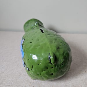 60s Vintage Hippopotamus Bank, Japan, Brilliant Green, Coin Bank, Piggy ...