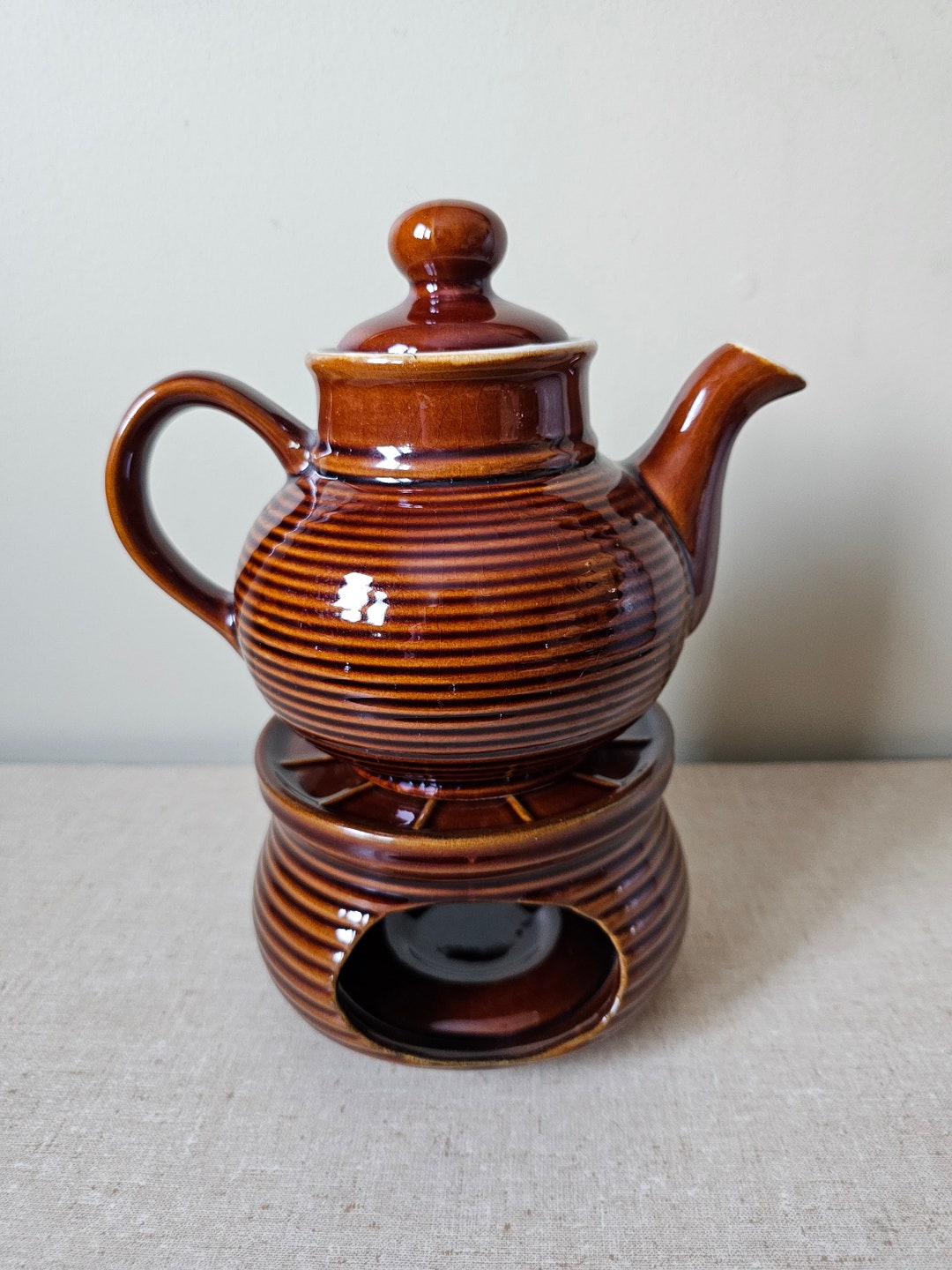 Vintage Melitta Teapot With Warmer, Vintage 1970s, Unique Design, Tea ...