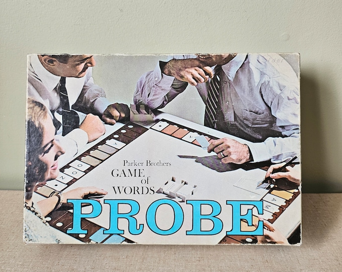 Vintage Probe Game, Word Guessing Card Game for All Ages, 1964 Parker ...
