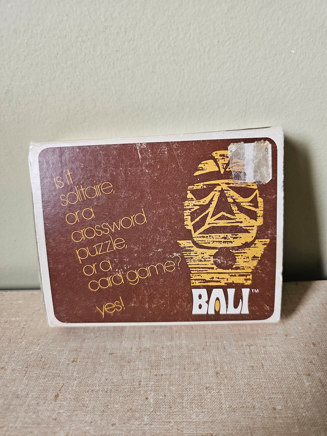 Vintage Bali Game, Word Number Card Game for All Ages, 1975 Aladdin ...