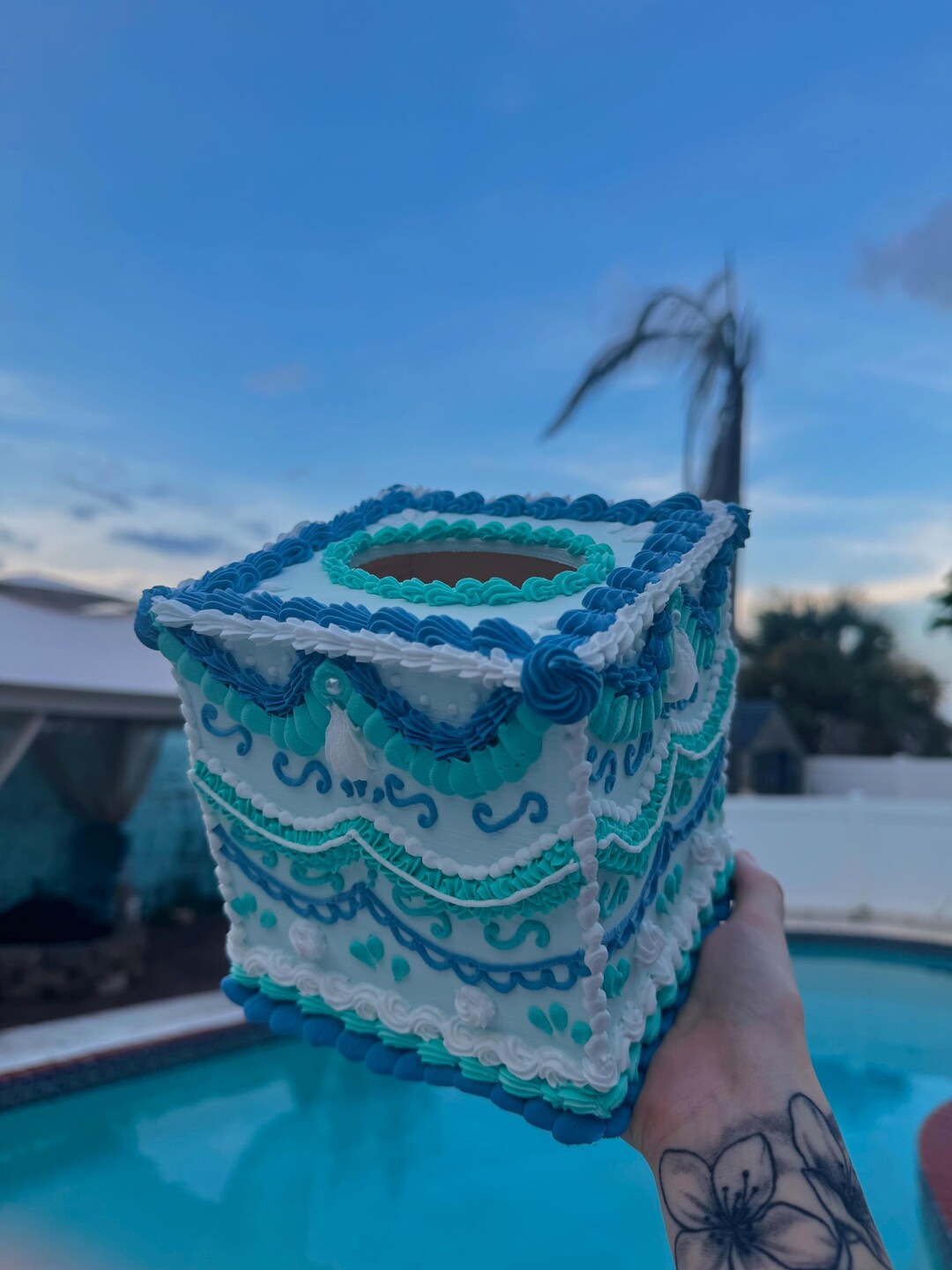 Fake Cake Tissue Box Cover - Etsy