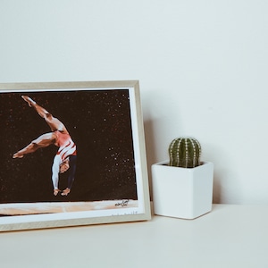 Simone Biles Art Print Black History Month Day 17 - Etsy