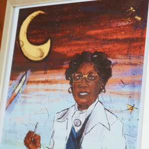 Mary Jackson Art Print Black History Month Day 23 - Etsy