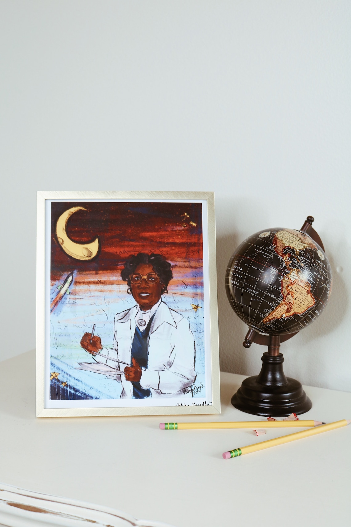 Mary Jackson Art Print Black History Month Day 23 - Etsy