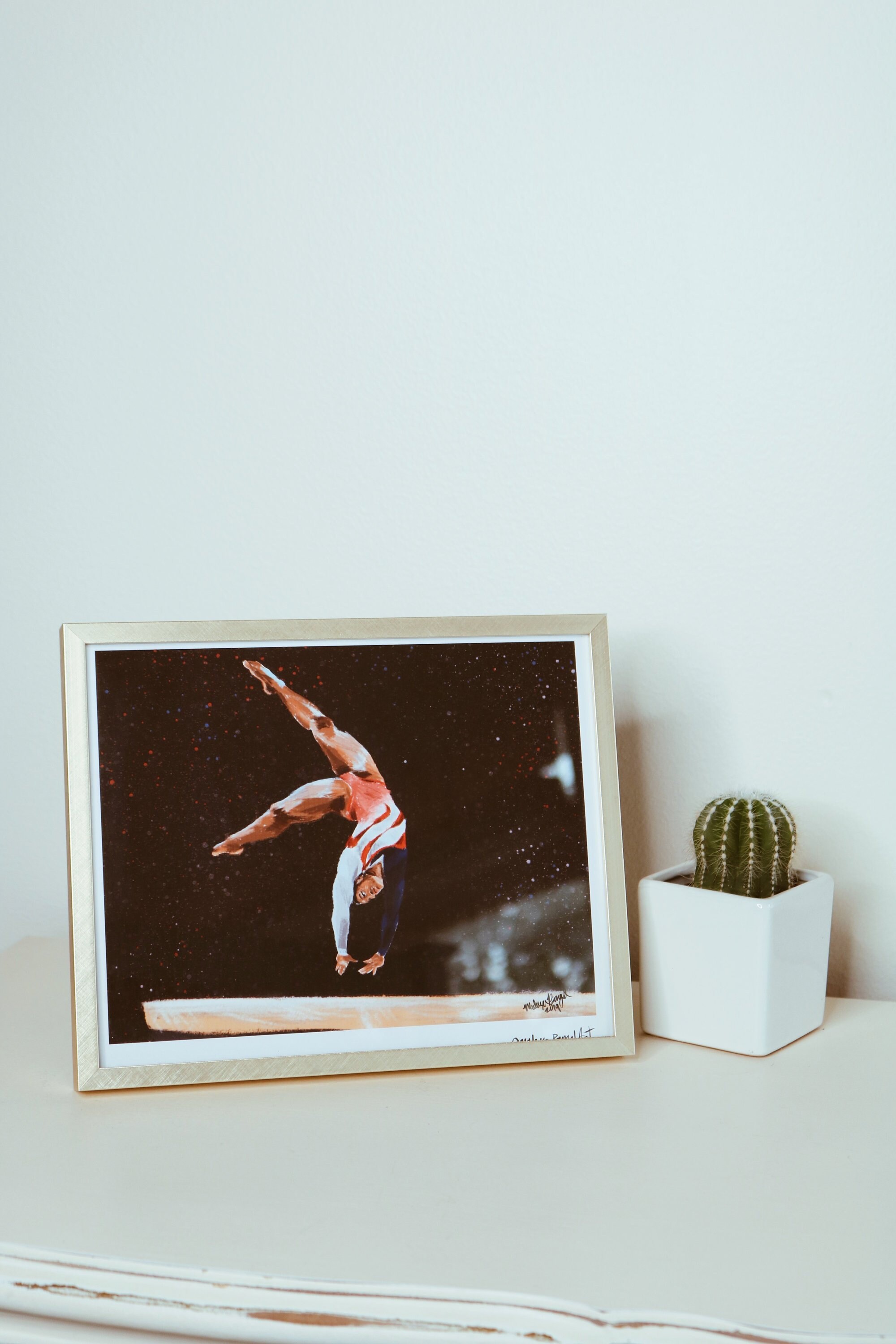 Simone Biles Art Print Black History Month Day 17 - Etsy