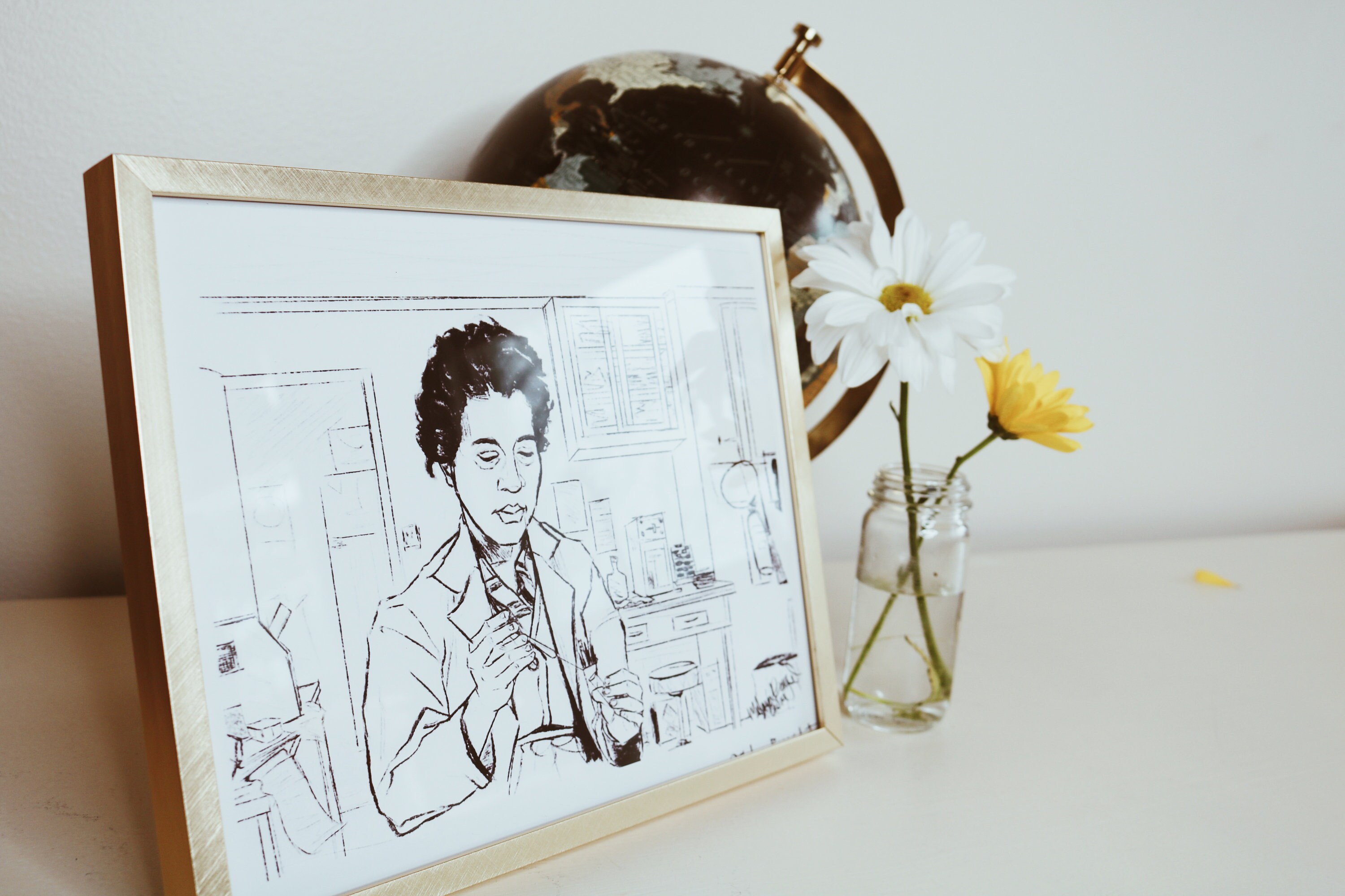 Dr. Marie M. Daly Art Print Black History Month Day 15 - Etsy UK