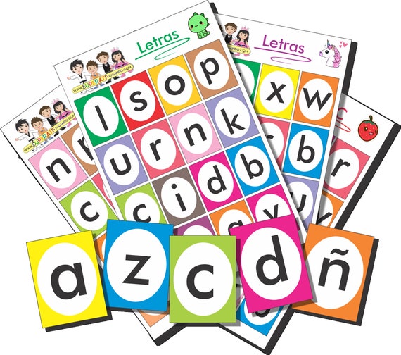 El Abecedario - Bingo con Imagenes - Back to School by