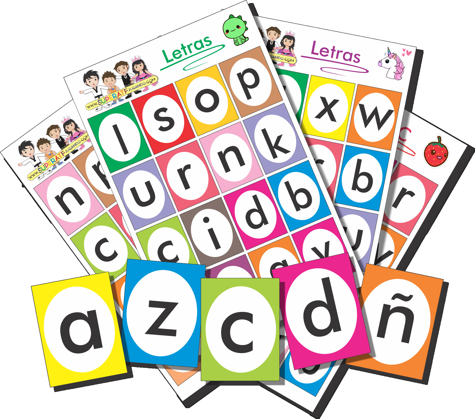 SPANISH Printable Alphabet Bingo / Loteria Abecedario En ESPAÑOL Para ...