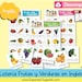 Lotería Frutas y Verduras en INGLES para imprimir - Printable Fruits ...