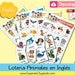 Lotería Animales en INGLES para imprimir - Printable Animals Bingo ...