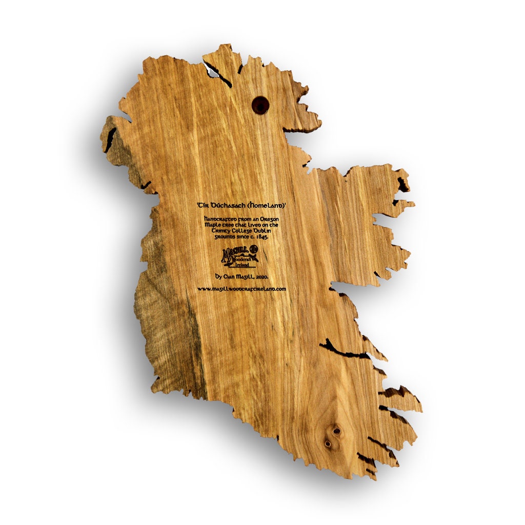 Personalized Wooden Map of Ireland Handmade Irish Gift | Etsy UK