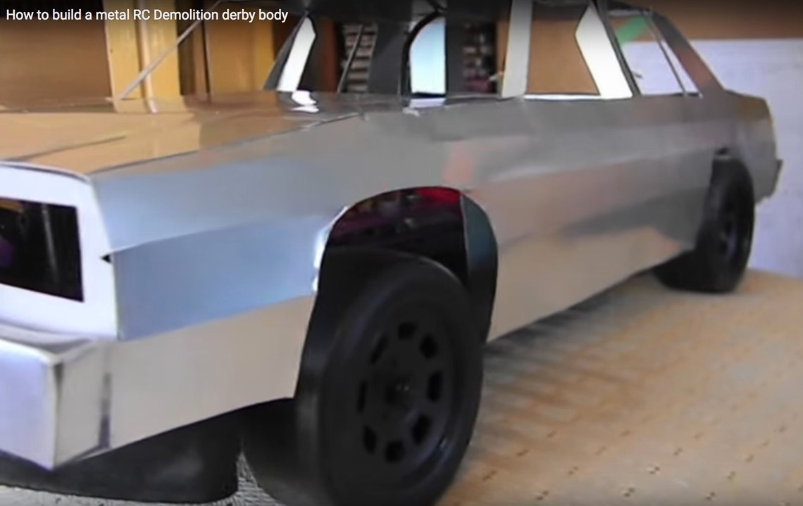 RC Demolition Derby 'the 6.99 Sedan' 1/10 Scale Plan - Etsy Canada