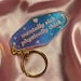 Iridescent Mentally Sick Physically Thick Motel Keychain - Etsy