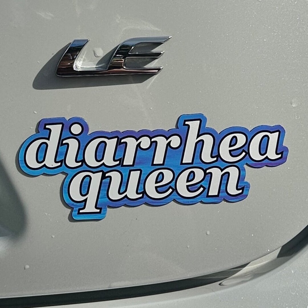 Diarrhea Queen Car Magnet - Etsy
