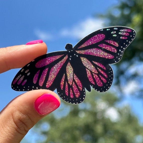 Pink Monarch Butterfly