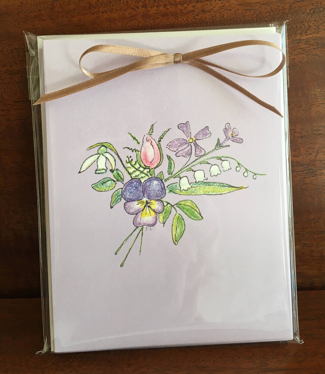 Note Cards: Bouquet - Etsy
