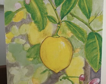 Personalized Note Cards Lemon Note Cards Lemon Gifts - Etsy