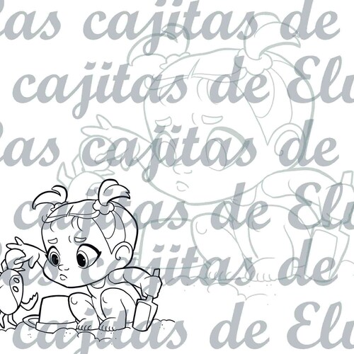 Elena Planner Girl I Am Late Clipart Rush Digital Stamp | Etsy