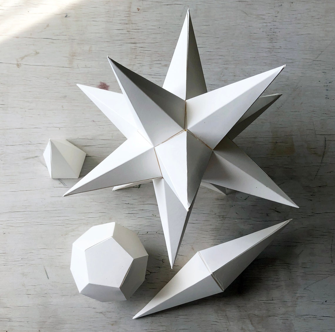 Stellated Dodecahedron Ver 5.1 SVG Digital Template - Etsy