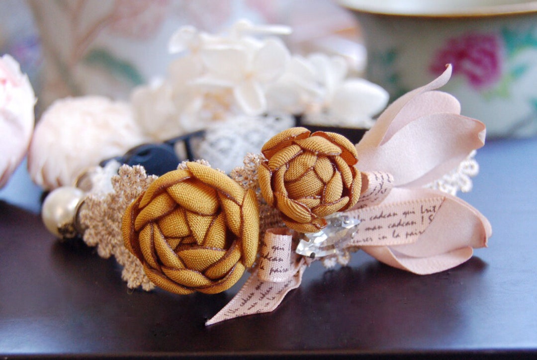 Autumn Cat Collar,fall Flower Cat Collar,small Dog Wedding Collar ...