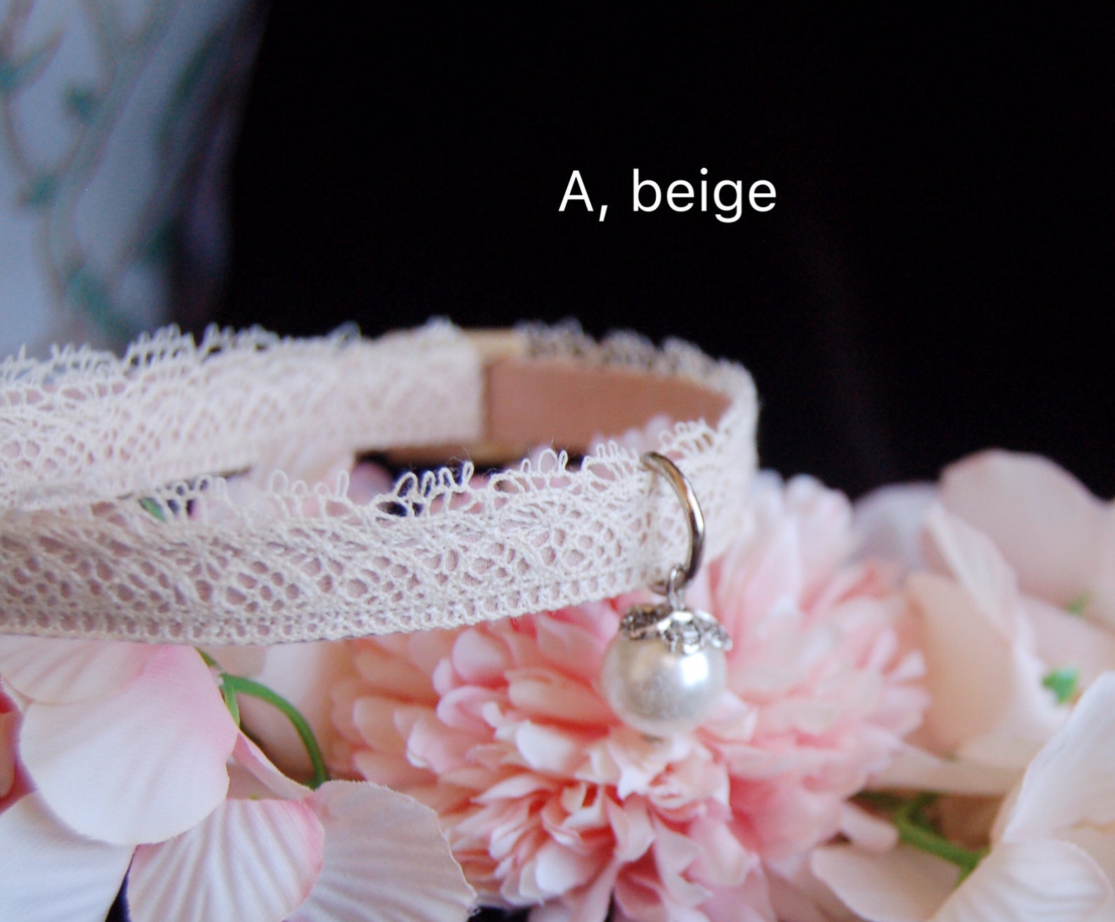 Cute Lace Cat Collarpearl Cat Collar Puppy Collarlace Small | Etsy