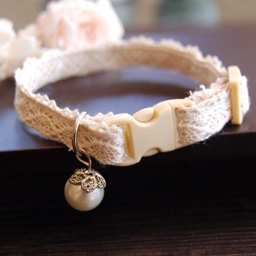 Cute Lace Cat Collar.small Dog Collar.gift for Cat.cat Wedding - Etsy