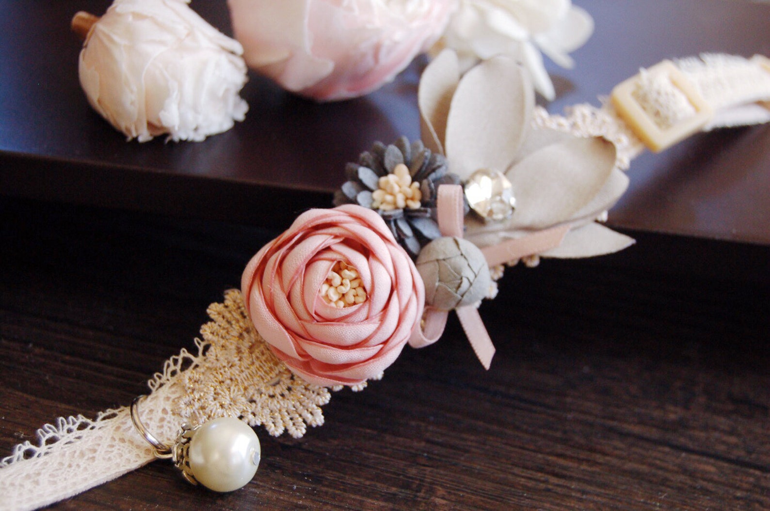 Beautiful Cat collarwedding lace cat collarsmall dog | Etsy