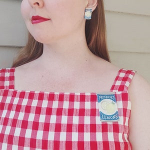 Preserved Lemons Can Brooch in Laser Cut Acrylic - Etsy