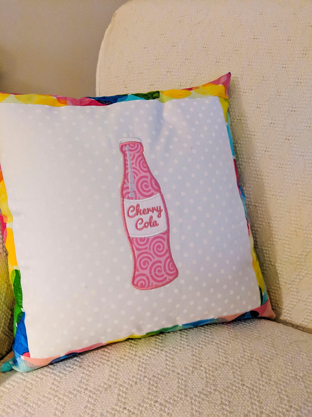 Soda Pop Machine Embroidery Design - Etsy