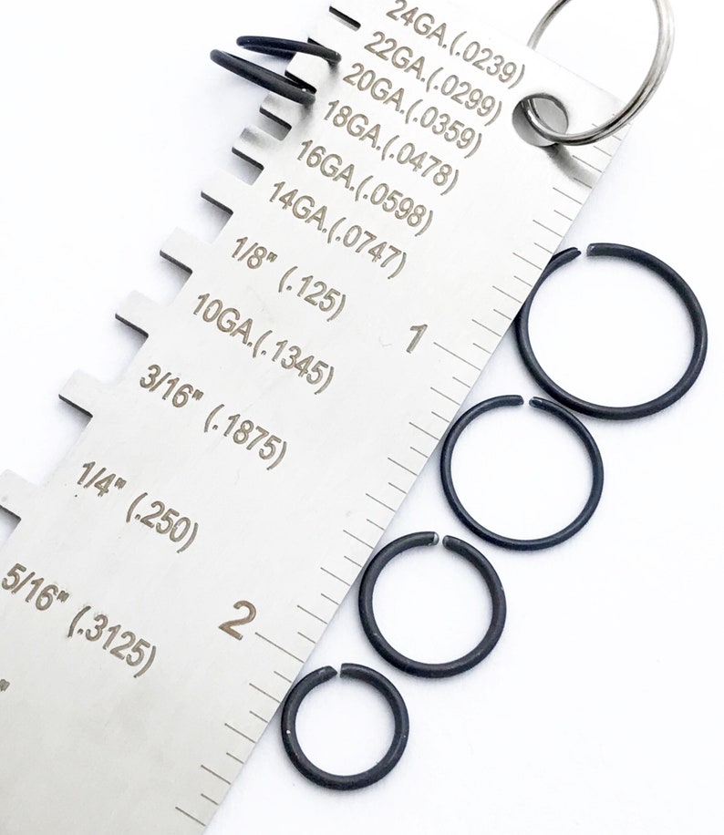 Black Helix Piercing Hoops for Men & Women Niobium Cartilage - Etsy