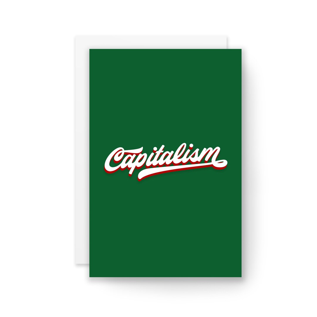 CAPITALISM - Christmas Card, Holiday Card, Card for Holidays, Seasons ...