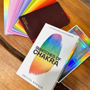 SWATCHES OF CHAKRA Oracle Cards, Chakra Oracle Deck, Energy Work ...