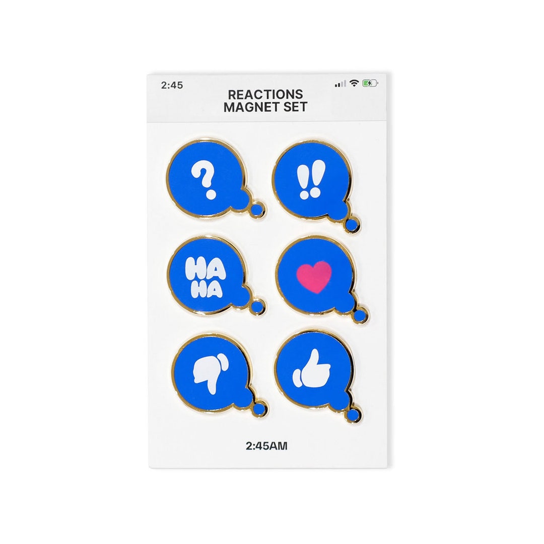 Reactions Magnet Set - Unique Magnets, Pop Culture Magnets, Funny ...