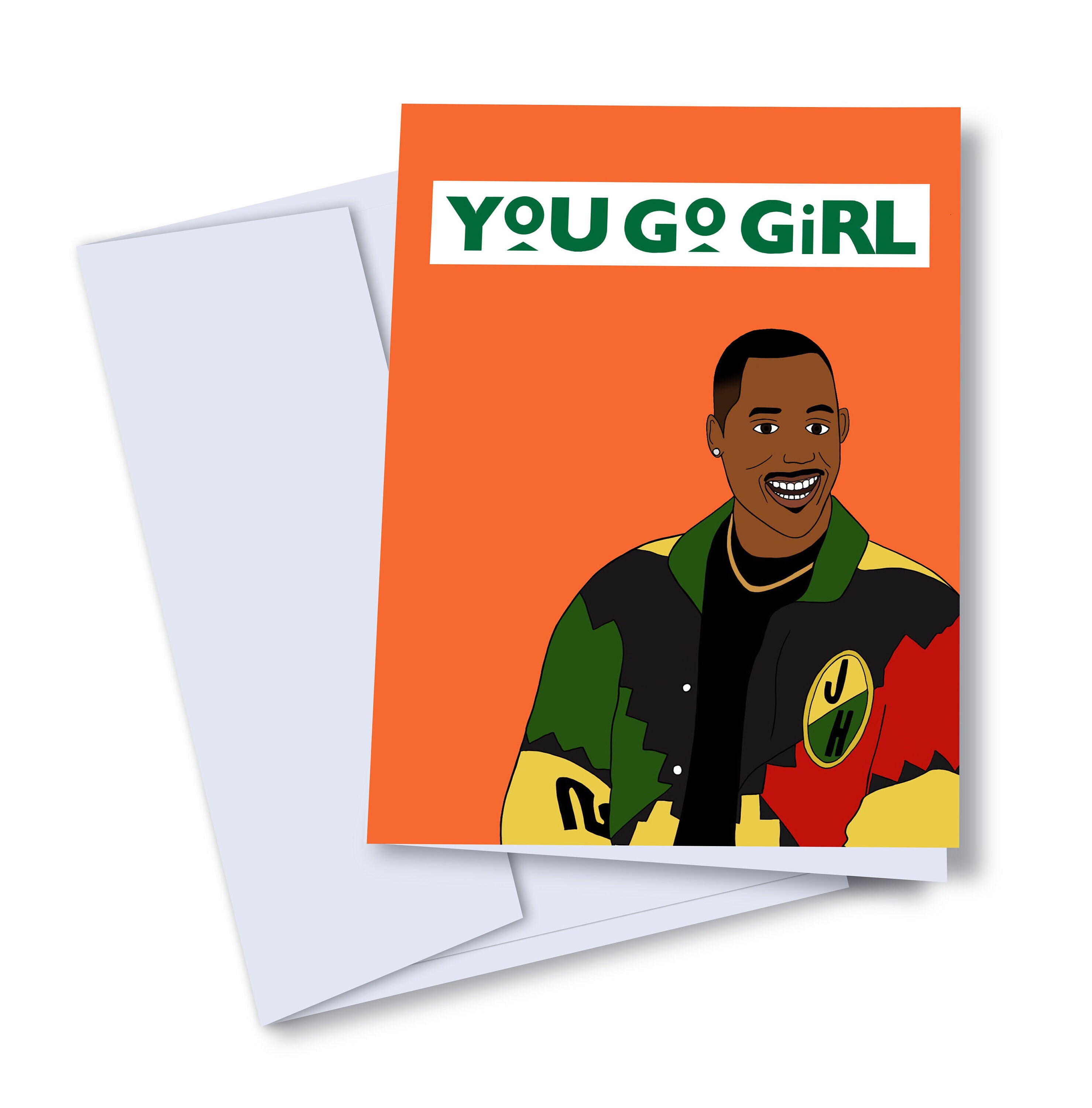 YOU GO GIRL Funny Card Congrats Card Birthday Card Card | Etsy
