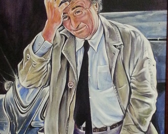 Columbo, Peter Falk Original Artwork Print Direct From Artist - Etsy