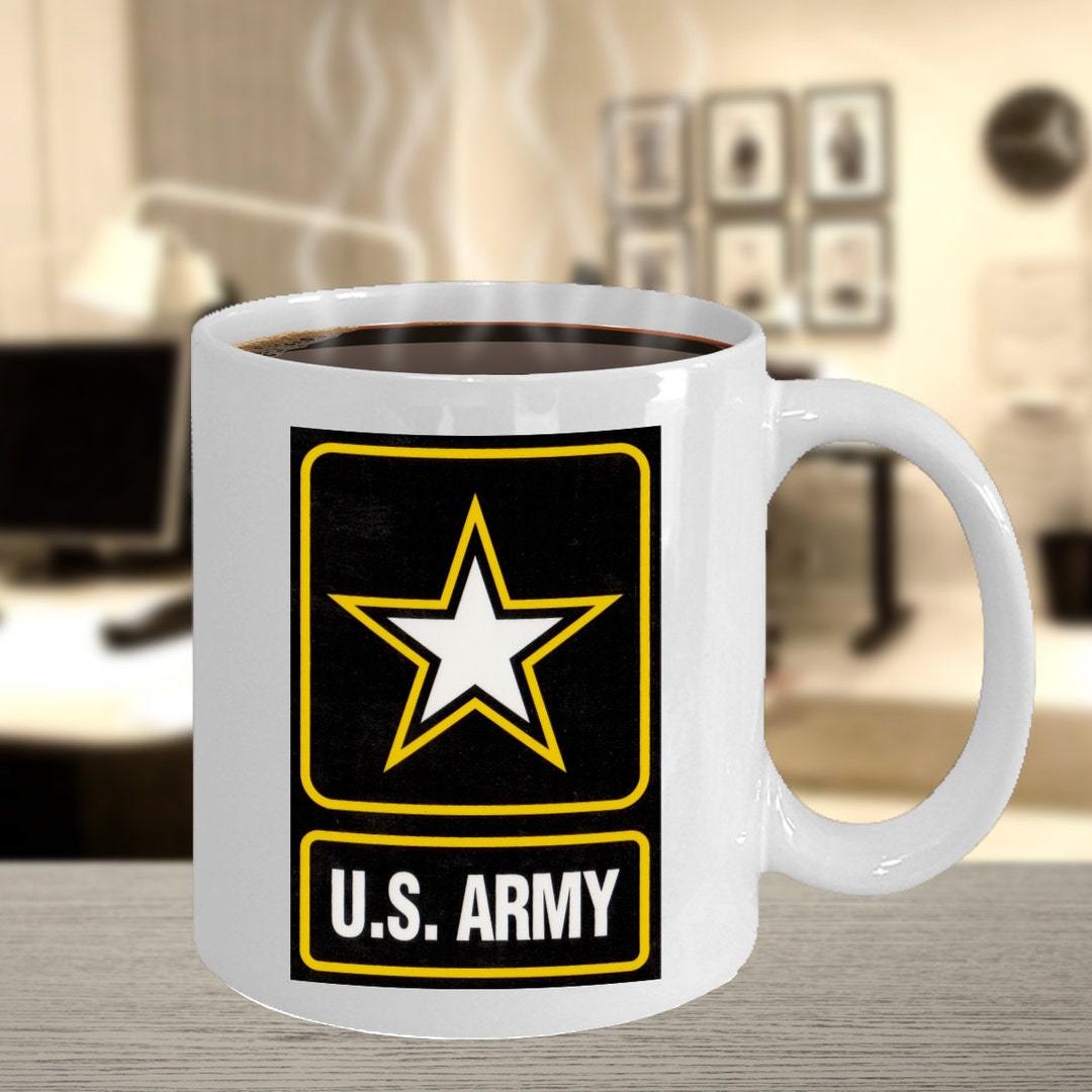 Army Coffee Mug – US Army Emblem - Gift for Wife, Husband, Boyfriend ...