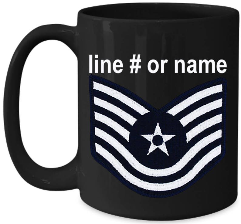US Air Force Promotion Coffee Mug Personalized With Name or - Etsy