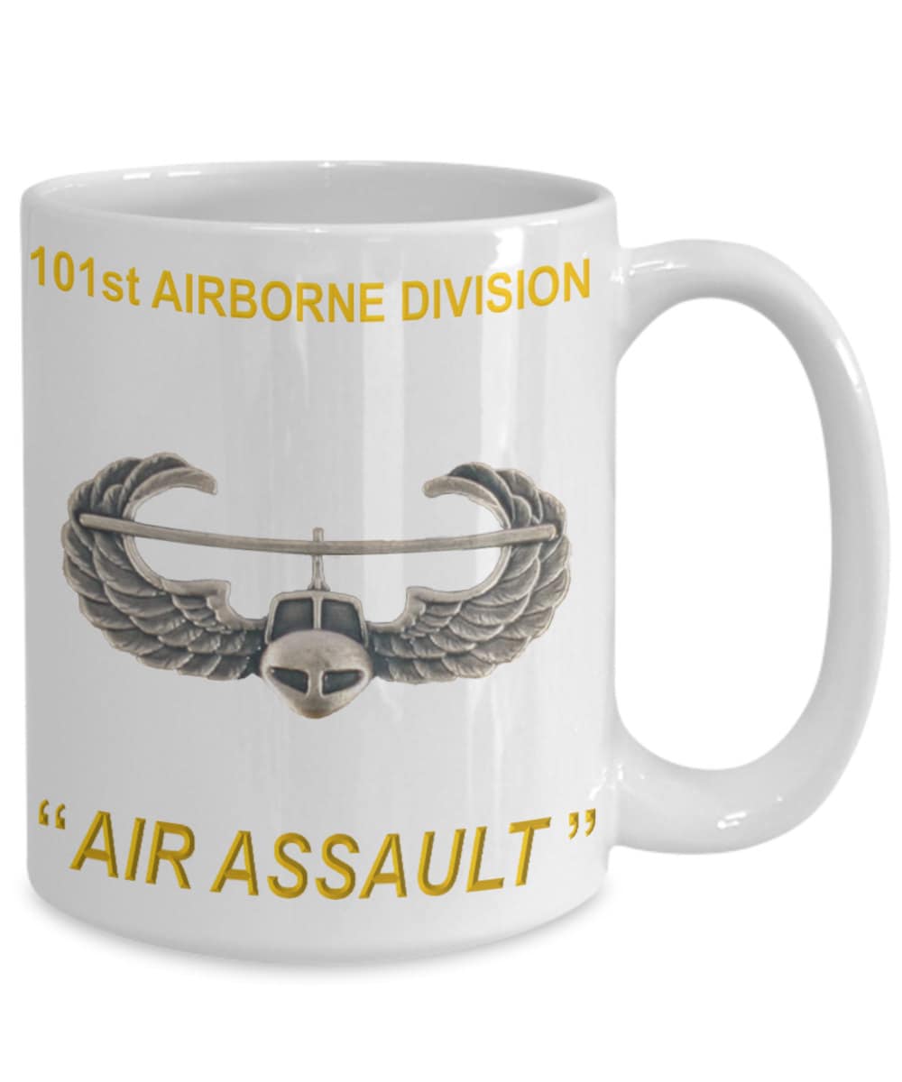 101st Airborne Division Military Coffee Mug - Air Assault Wings ...