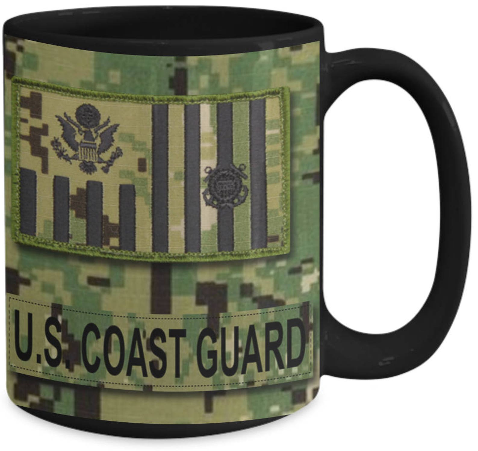 US Coast Guard Coffee Mug Personalized With All USCG Ranks | Etsy