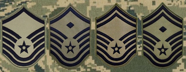 US Air Force USAF Senior NCO Ranks Msgt-cmsgt E7-E9 - Etsy