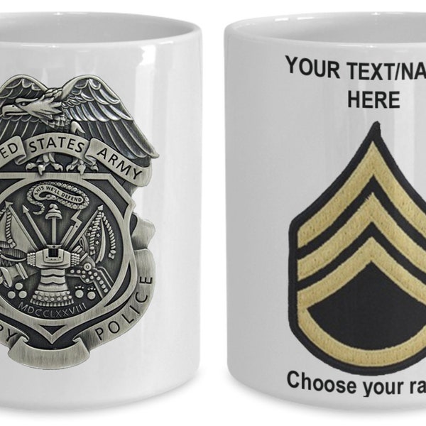 Police Coffee Mug - Etsy