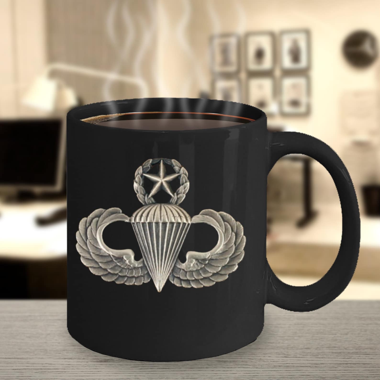 Military Coffee Mug Airborne Jump Wings Gift for Soldier | Etsy