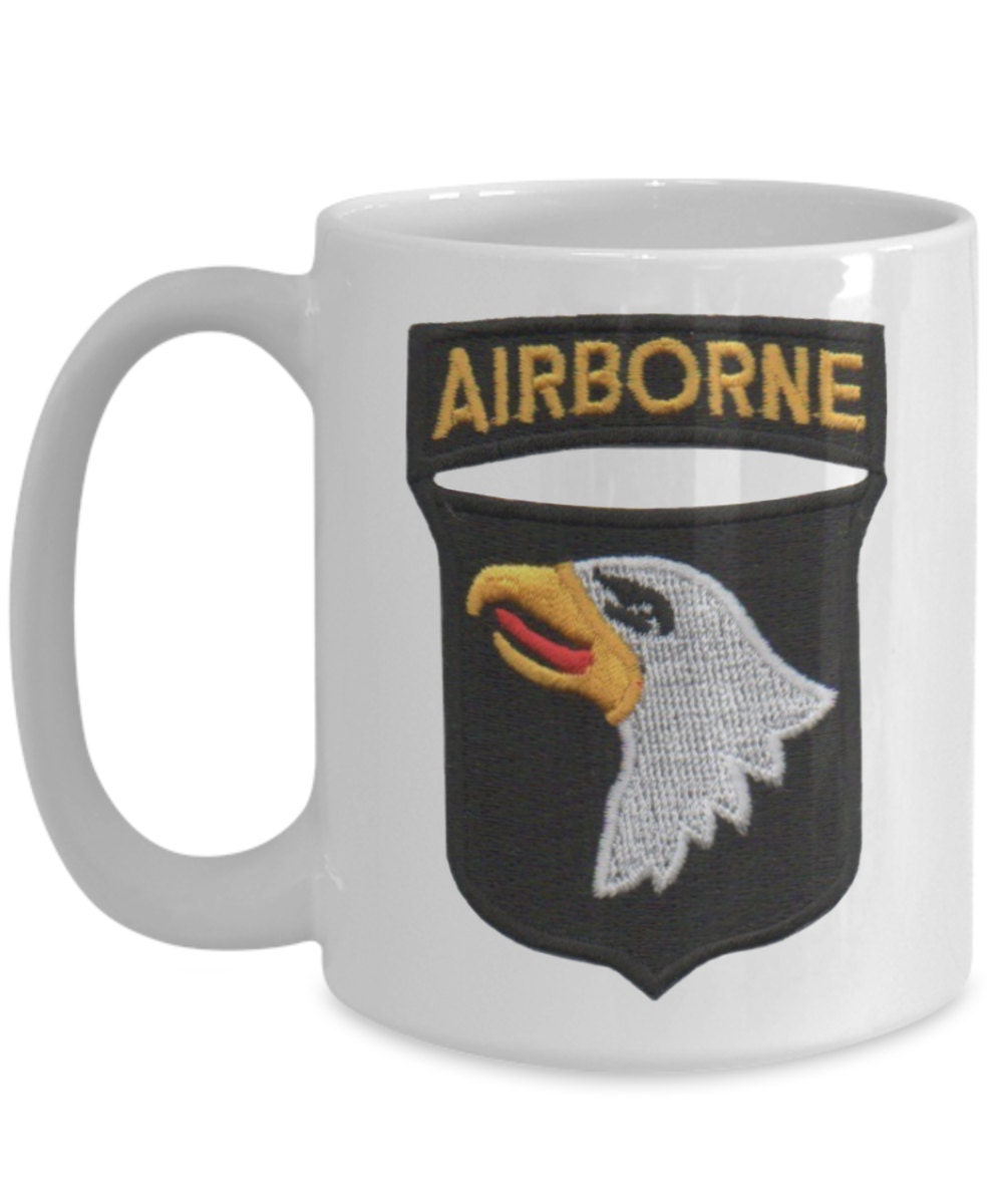 101st Airborne Division Military Coffee Mug - Air Assault Wings ...