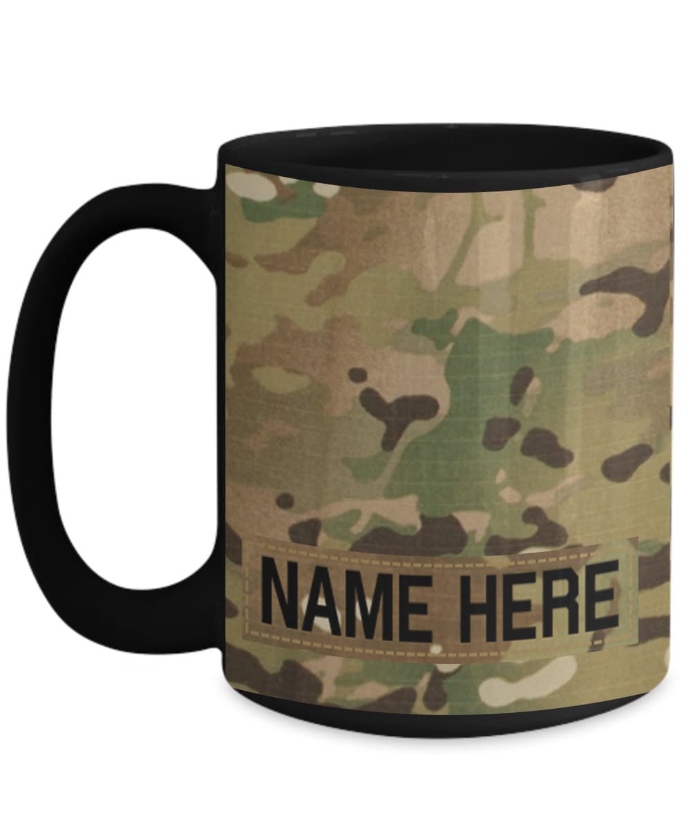 US Army Personalized Officer Mug; All Ranks, Cw1-maj Gen; Customize W ...