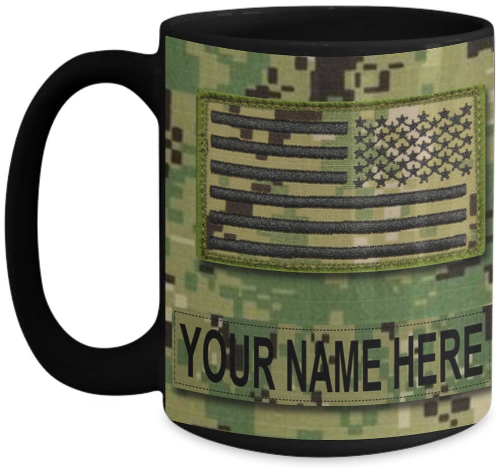 US Coast Guard Coffee Mug Personalized With All USCG Ranks | Etsy