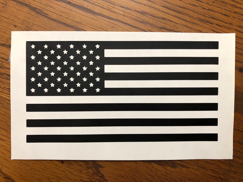 American Flag Vinyl Decal Patriotic Vinyl Sticker Truck Flag | Etsy