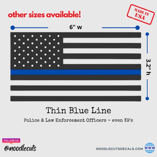 Thin Blue Line Svg - Etsy